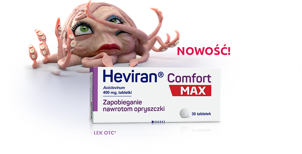 Tabletki na opryszczkę | Heviran Comfort MAX